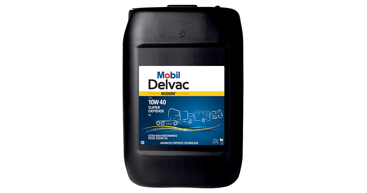 MOBIL DELVAC MODERN™ 10W-40 SUPER DEFENSE V1